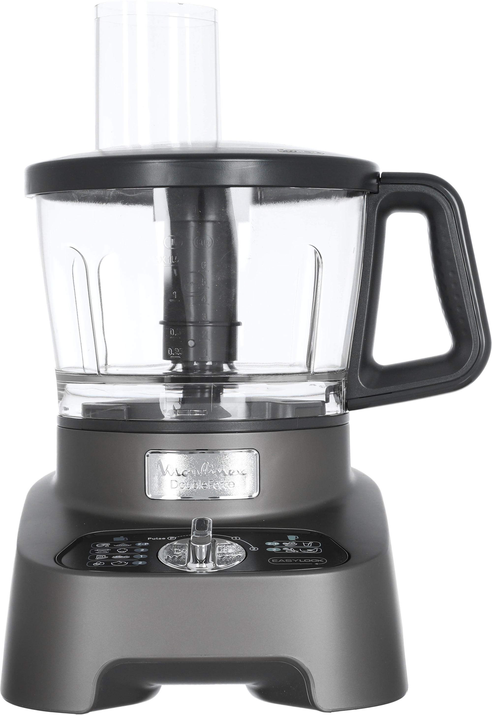 محضرة طعام استيل مولينكس دبل فورس، 1000 واط، 2 لتر / 3 لتر، 6 سرعات - أسود