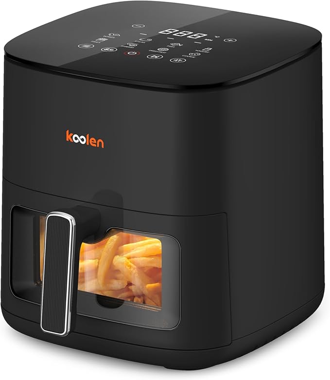 Koolen Digital Air Fryer, 1500 Watts, 5 Liters, 816102019 - Black
