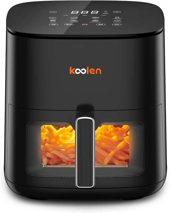 Koolen Digital Air Fryer, 1500 Watts, 5 Liters, 816102019 - Black